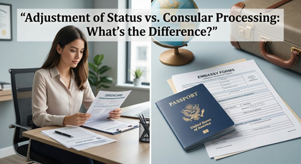 Adjustment of Status vs. Consular Processing: What’s the Difference ...